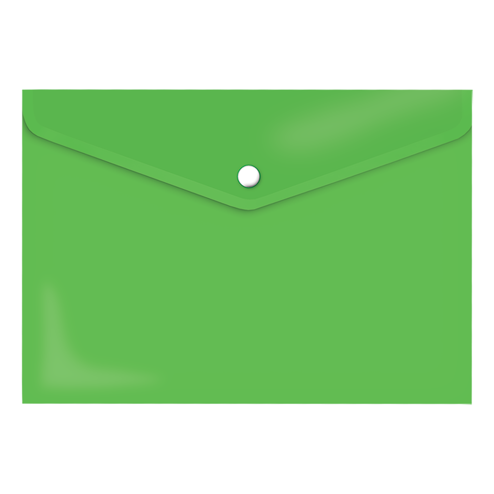 A4 Document Wallet PVC Carry Folder 180 Micron Lime Colour Each - City ...