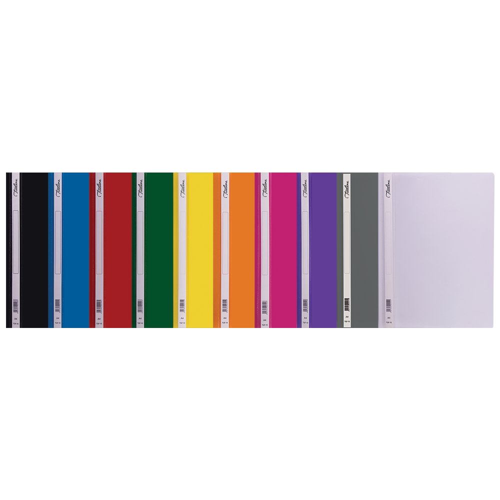 Quotation Folders Clear Front and Assorted Colours with White Side ...