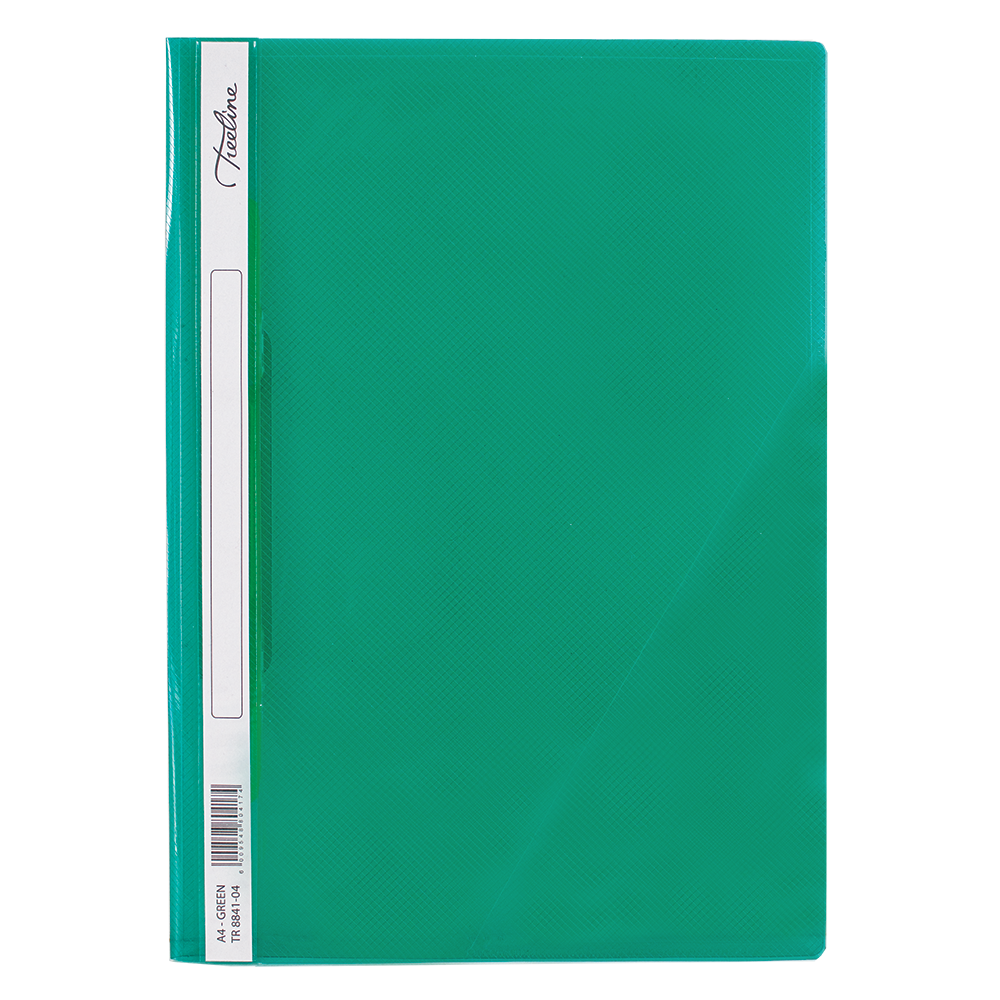 Executive Quotation Folders PVC Clear Front and Colour Green with White ...
