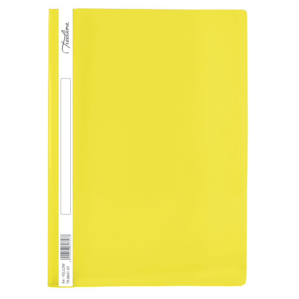 Executive Quotation Folders PVC Clear Front and Colour Yellow with ...