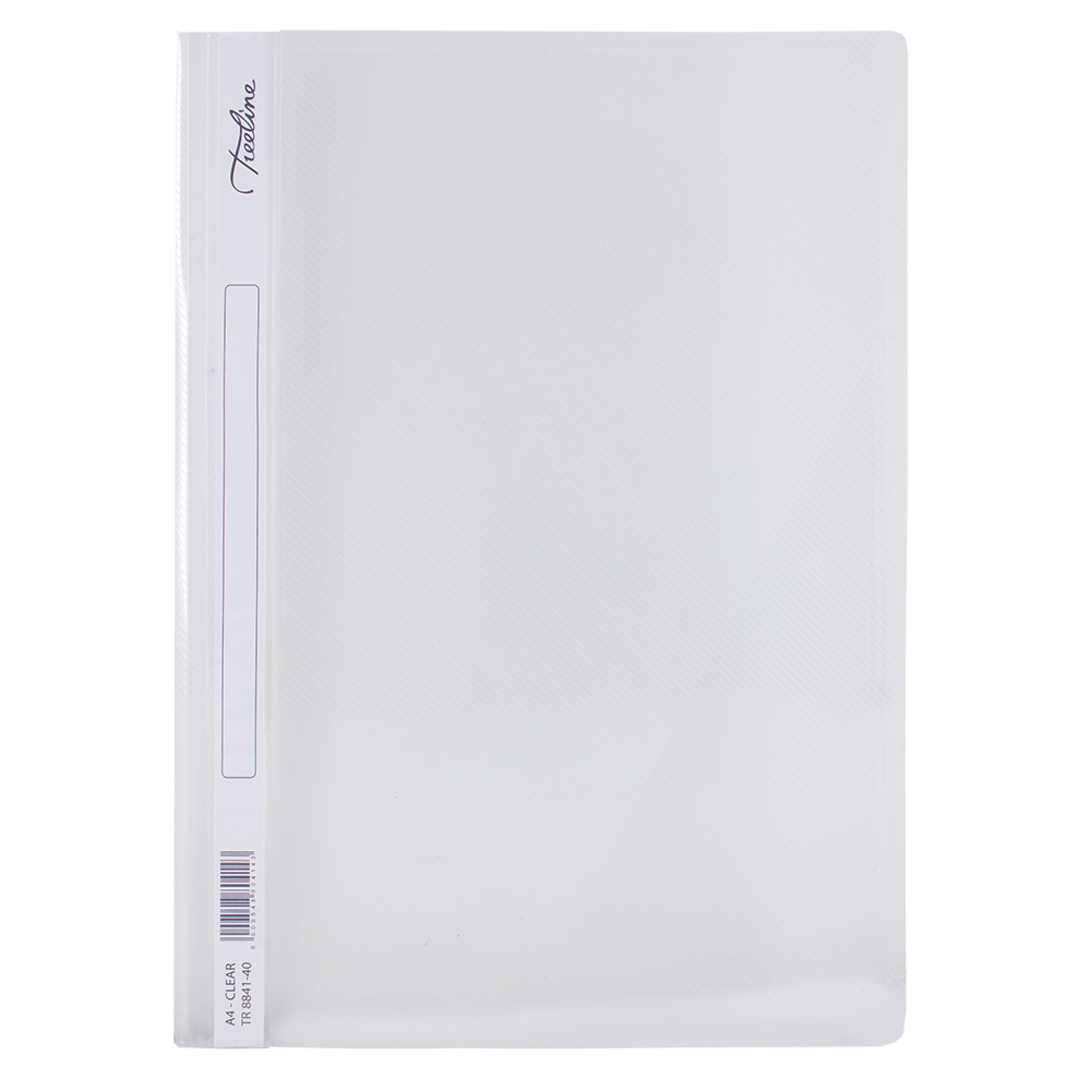 Executive Quotation Folders PVC Clear Front and Colour Clear with White ...