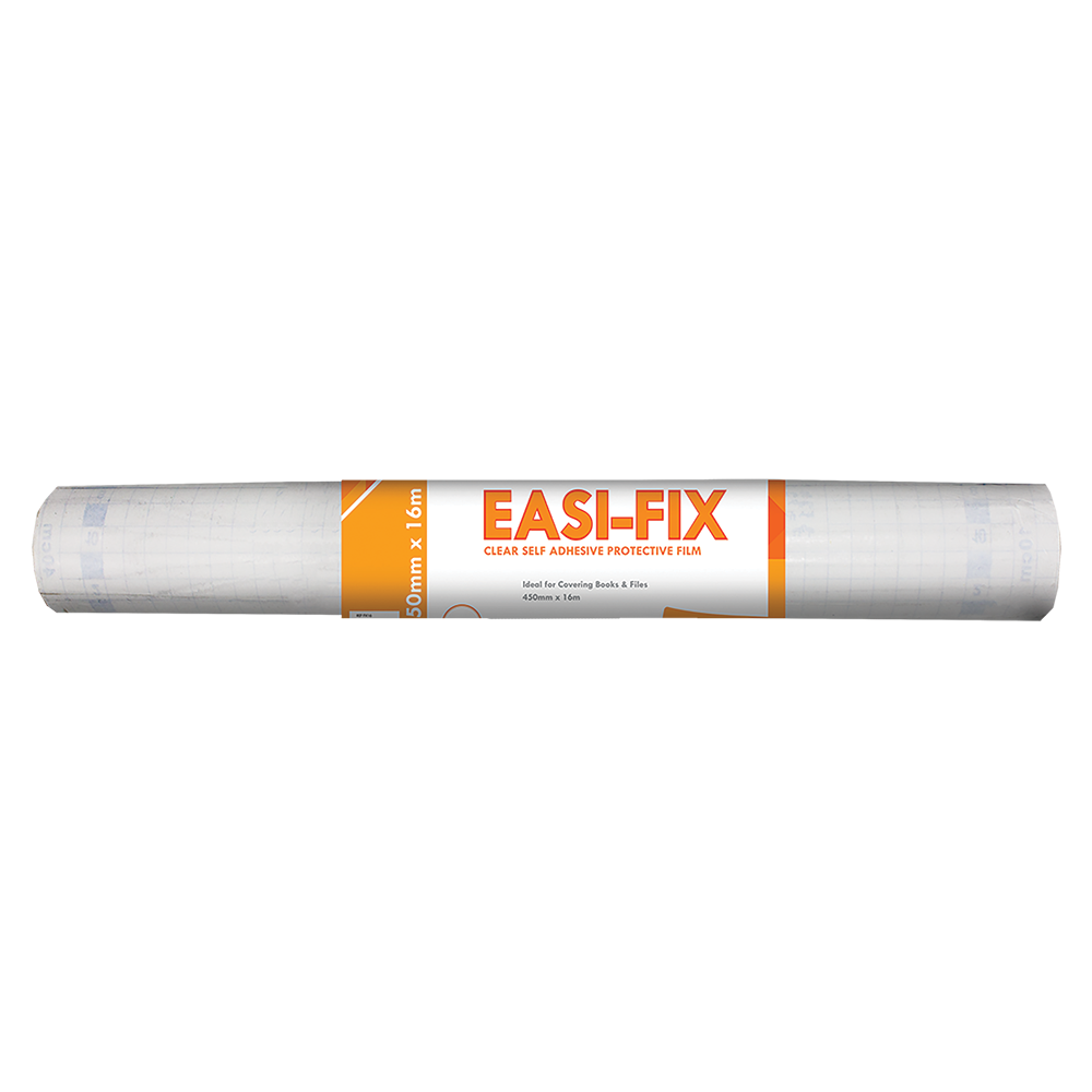 Book Covering Easifix - 70mic, 16 Meter Adhesive Roll - City Stationers ...