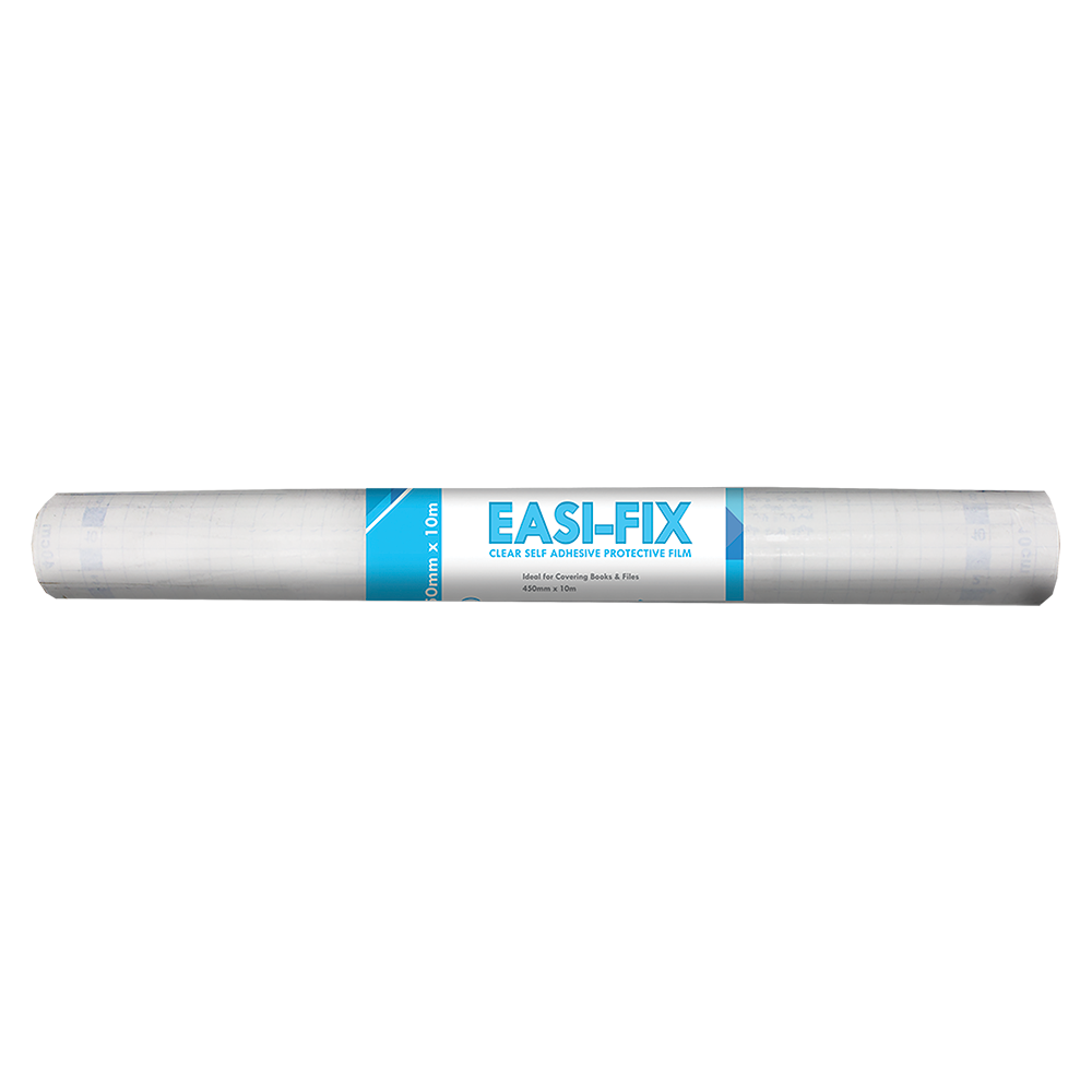 Book Covering Easifix - 70mic, 10 Meter Adhesive Roll - City Stationers ...