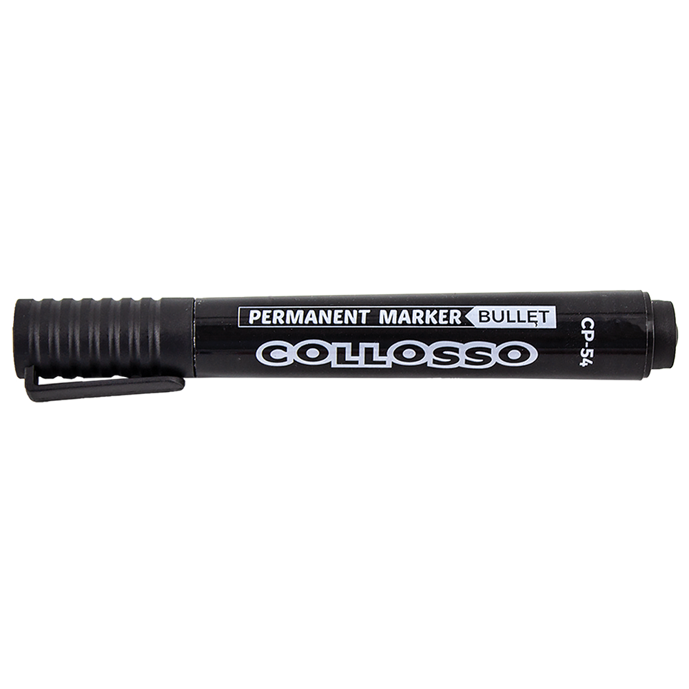 Collosso Permanent Marker Bullet Point, Black - City Stationers | Shop ...