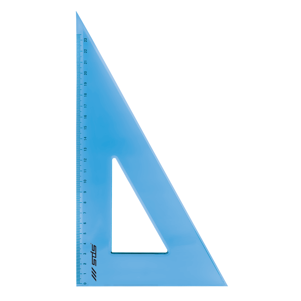 Set Square 26cm, 30/60 Degree, Blue - City Stationers | Shop for ...