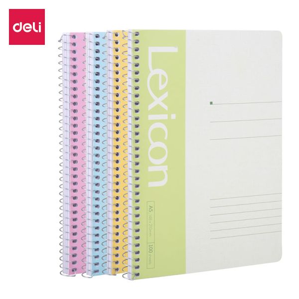 Spiral Softcover Notebook 100 Sheets A5 Assorted Colors - City ...