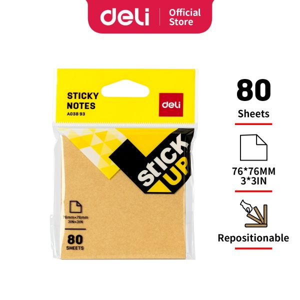 Sticky Notes 76x76mm 80 Sheets Mono-Chromatic Colors - City Stationers ...