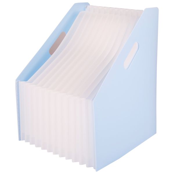 Standing Expanding File A4 13 Division Pastel blue, pink, green - City ...