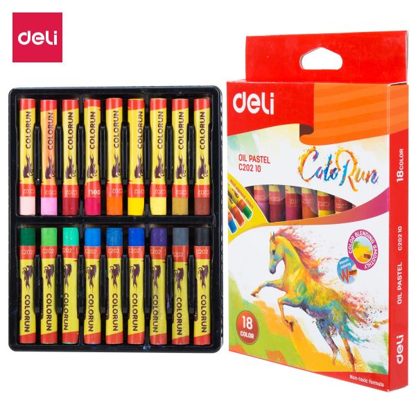 Color Run Oil Pastel 18 Colors - City Stationers | Shop for Educational ...